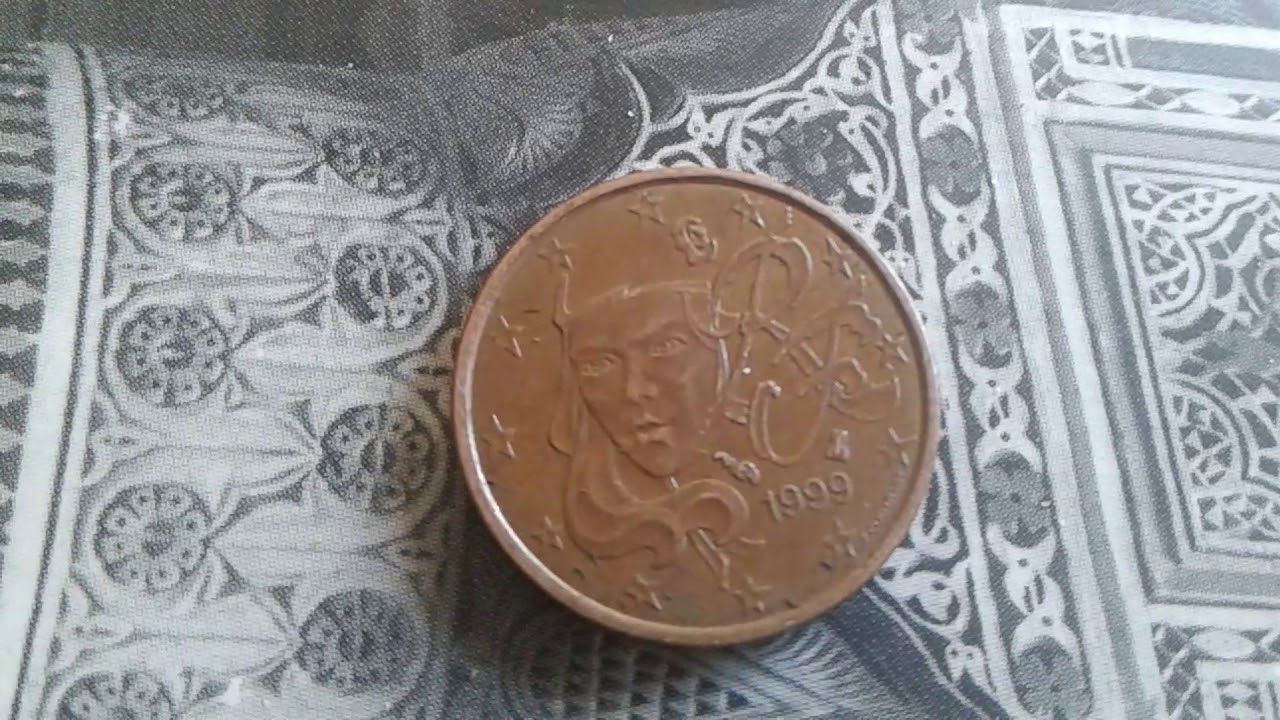 Rare 1 centime d'euro 1999 france Coin value - YouTube