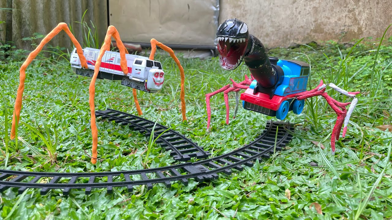 Terbaru! Hunting Toys Merakit Kereta Api KAI Spider Legs CC203, Thomas ...