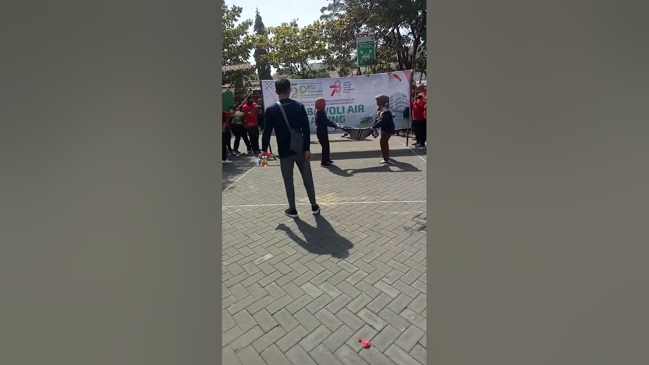 lomba voli air sarung RM rawat jalan - YouTube