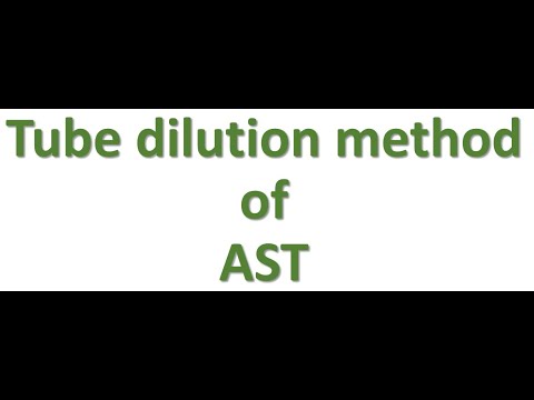 Tube Dilution Method of AST in nepali - YouTube