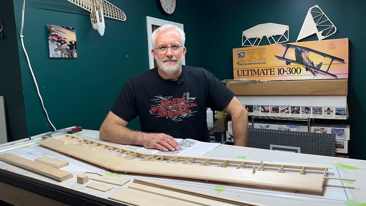Carl Goldberg Ultimate 10-300 Biplane Build: Part 4 (Constructing the ...