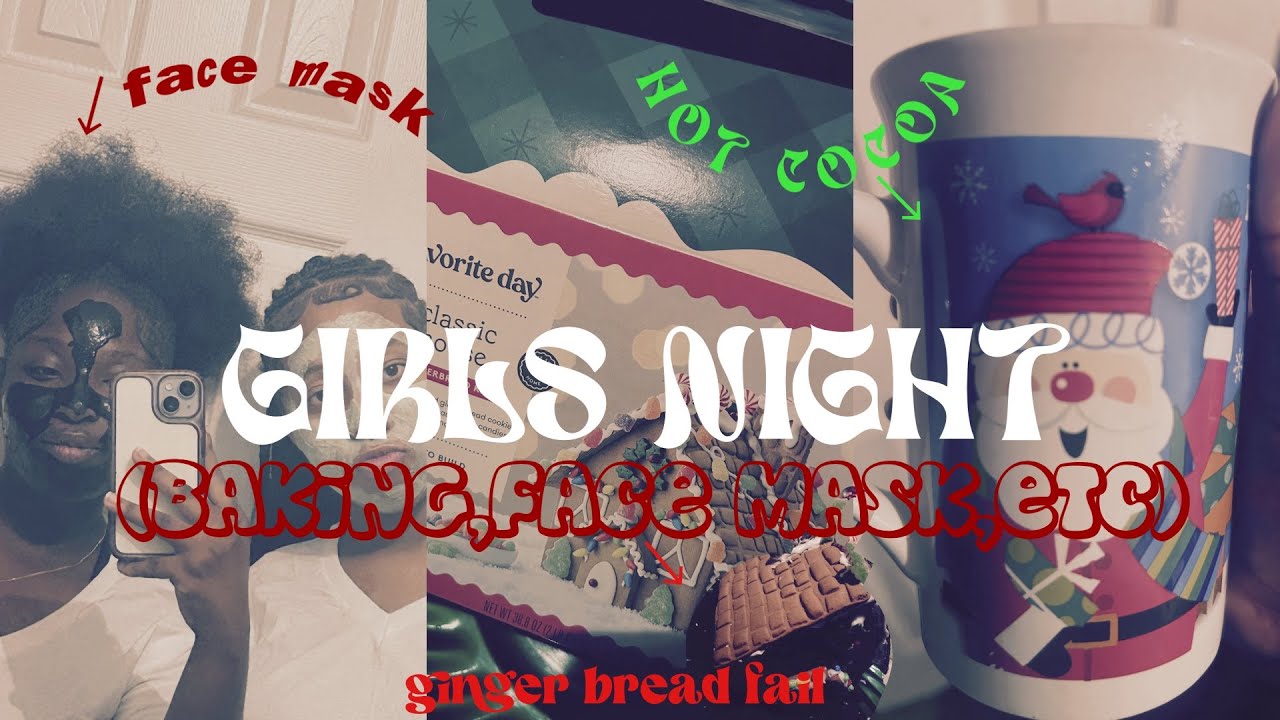 Vlogmas week 2: (baking,girls night,gingerbread house etc) - YouTube