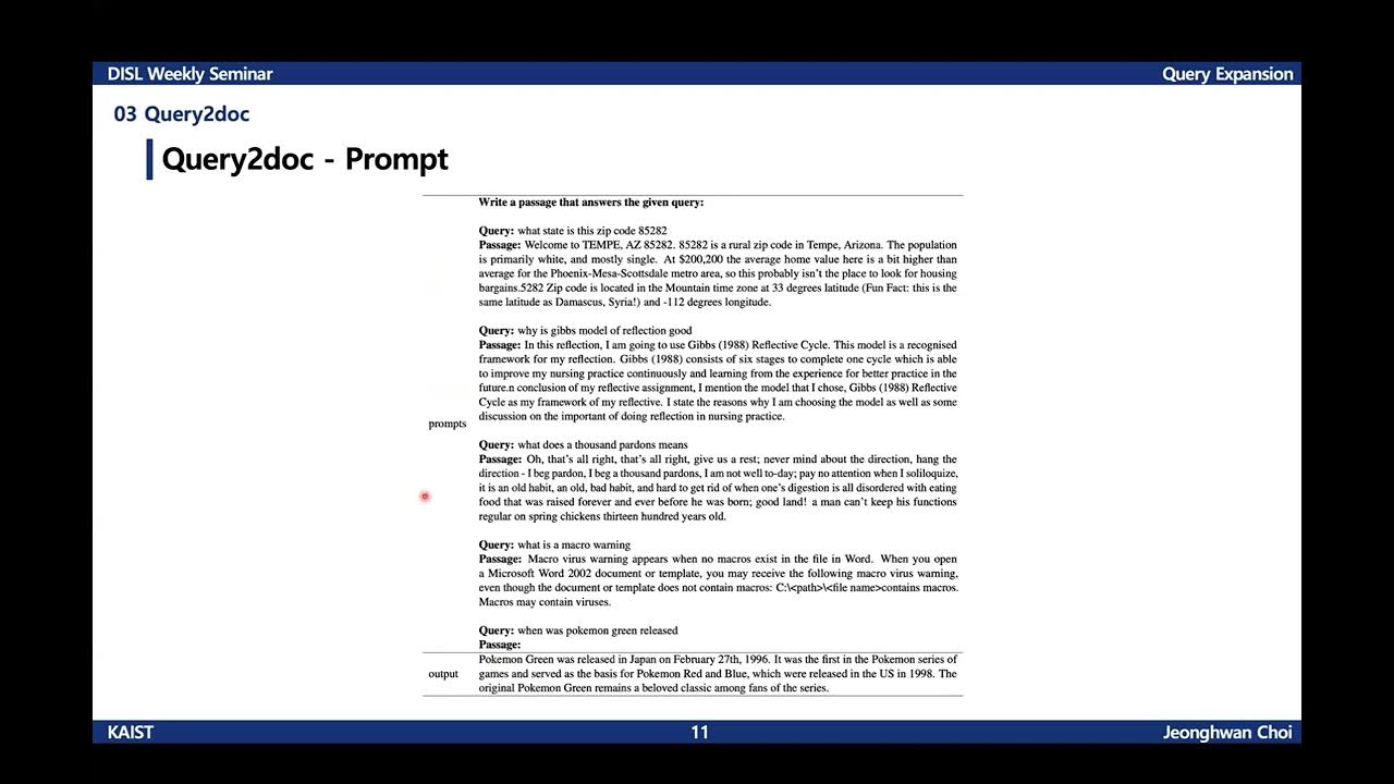 Review : 2 papers about Query Expansion - 1. Query2doc, 2. MuGI - YouTube