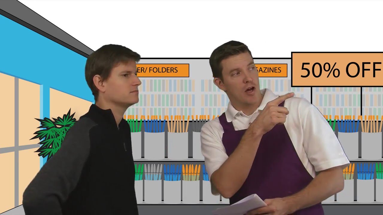 05 REAL LIFE Shopping at the Stationery Store - YouTube