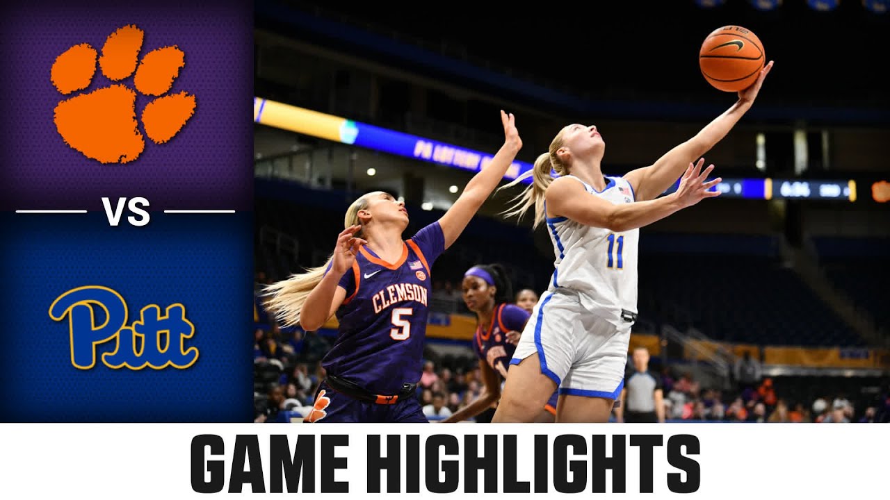 Clemson vs. Pitt Game Highlights | 2024-25 ACC Women’s Basketball - YouTube