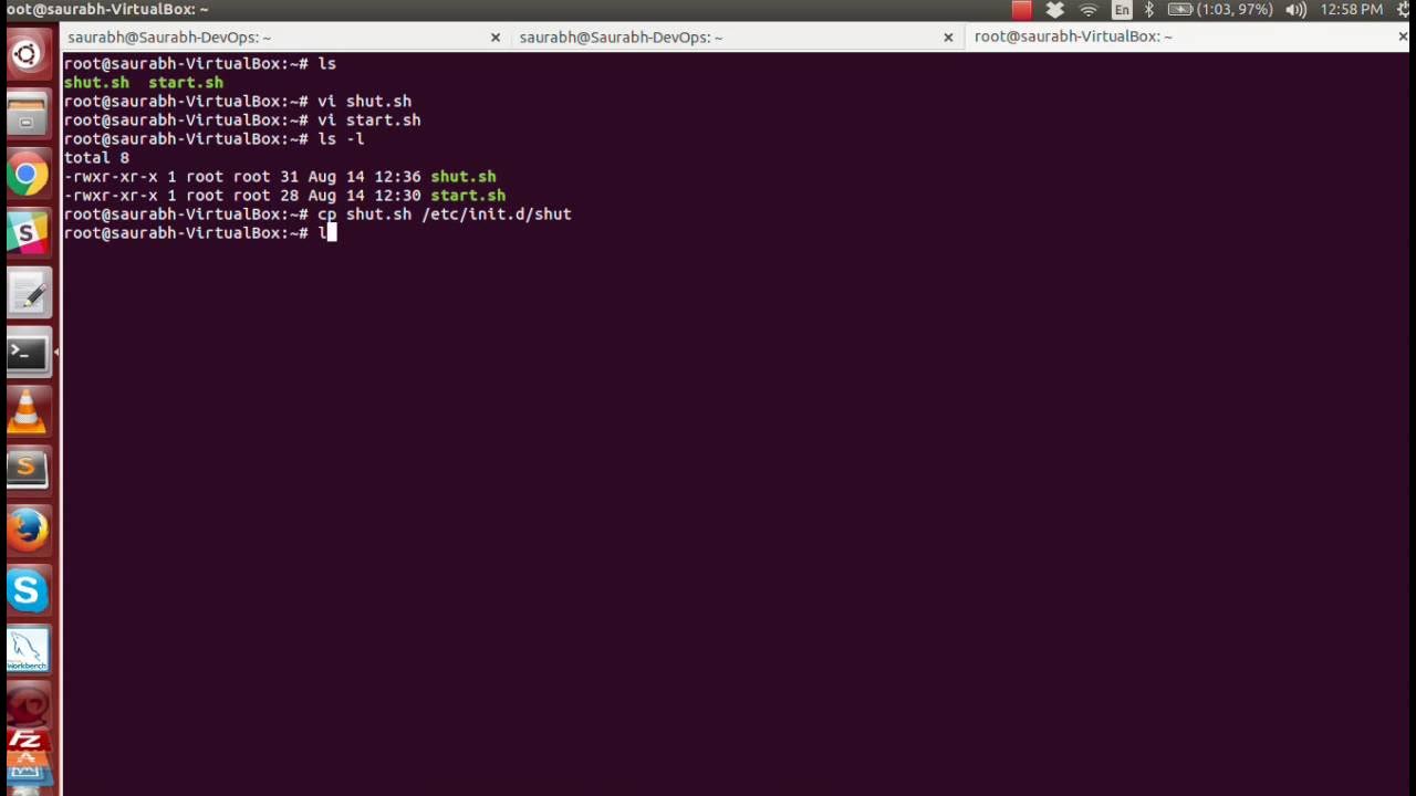 Execute script on ubuntu server on Restart & Startup - YouTube