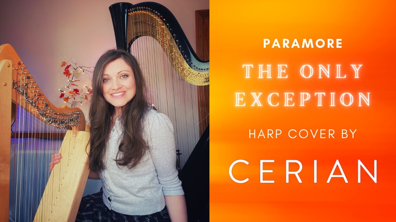 The Only Exception - Paramore (CERIAN Acoustic Harp Cover) - YouTube