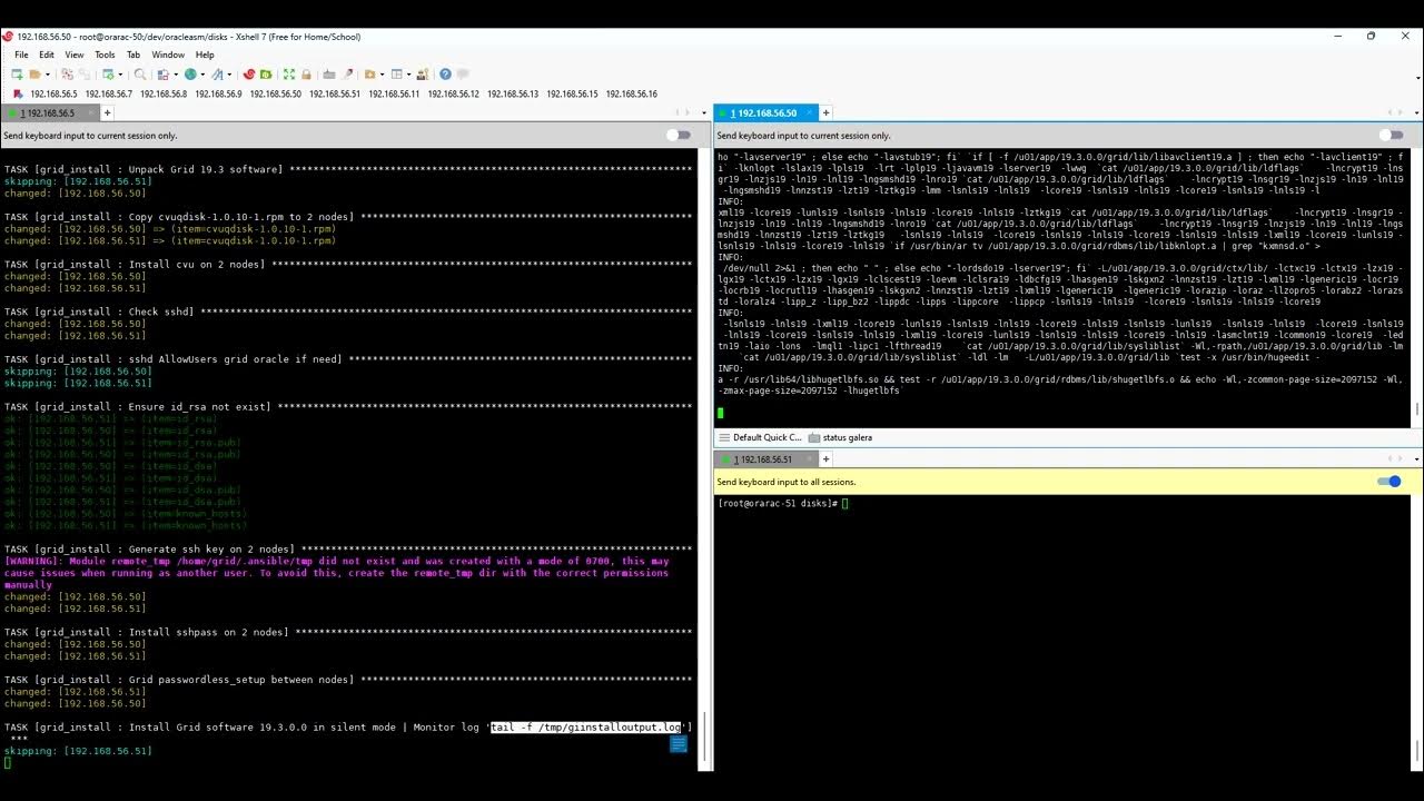 1 Click Cài đặt Oracle RAC 19C bằng Ansible | 1 Click Deploy Oracle RAC 19C using Ansible - YouTube