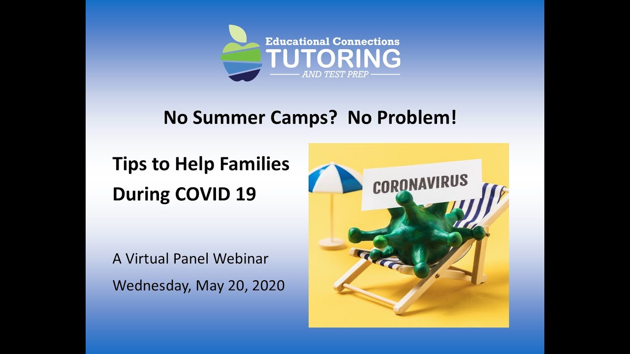 No Summer Camps No Problem Tips to Help Families During COVID 19 - YouTube