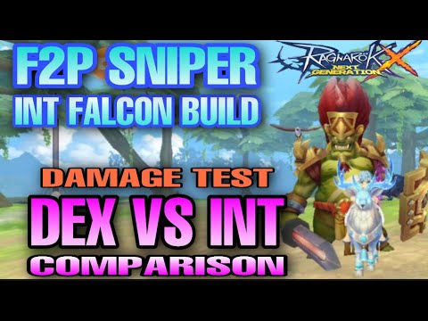 ROX DEX BOOST SNIPER INT FALCON BUILD [ Damage Test Comparison DEX VS ...