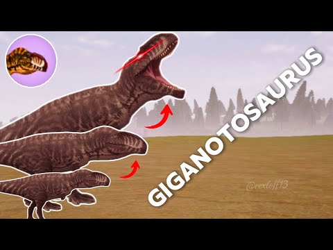 New Giganotosaurus from 0 to 100% | The Cursed Isle 