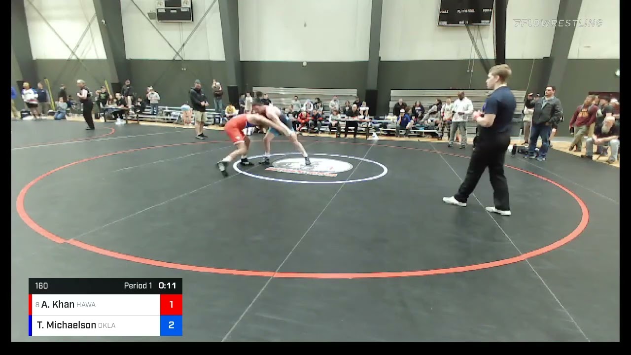 160 Lbs 1st Place Match - Ammar Khan, California Vs Thor Michaelson ...