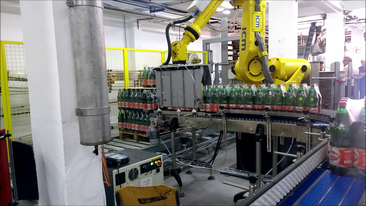 PET Bottle Robotic Palletizer - YouTube