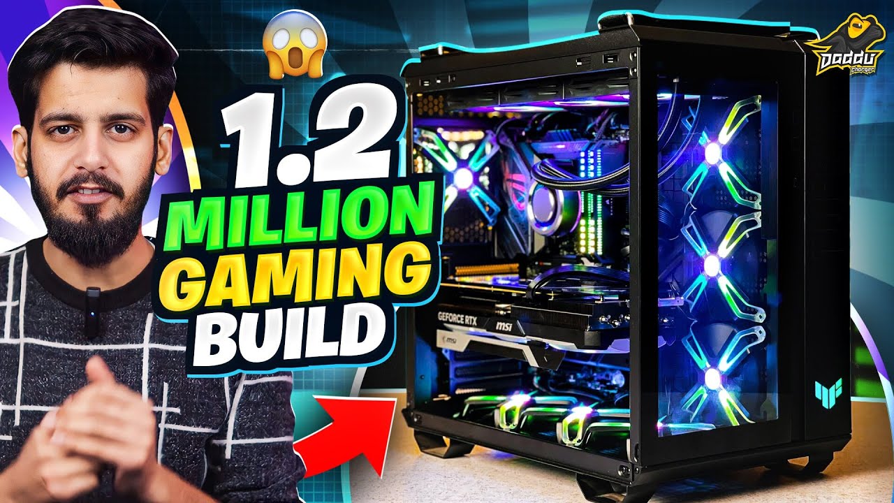 1.2M Worth Black Gaming Build by Daddu Charger Gaming Store - YouTube