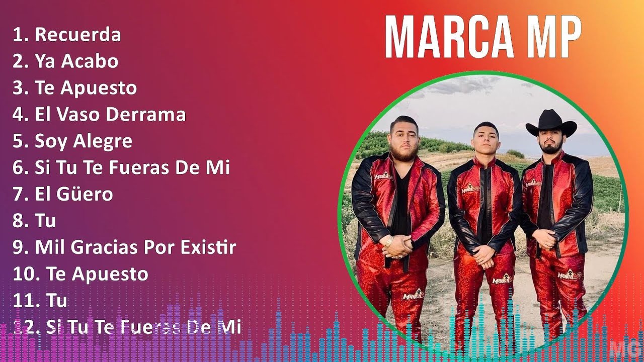 Marca MP 2024 MIX Grandes Exitos - Recuerda, Ya Acabo, Te Apuesto, El ...