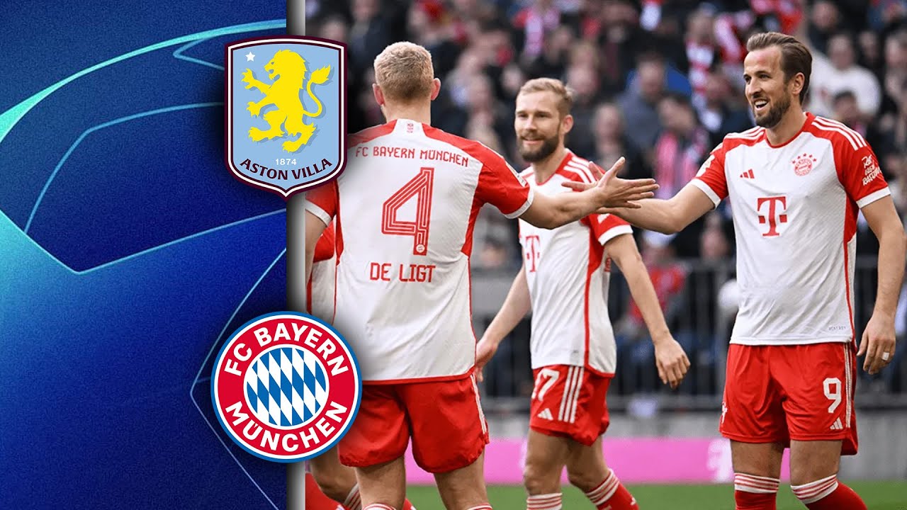 Aston Villa vs Bayern Munich | UEFA Champion League 24/25 - YouTube
