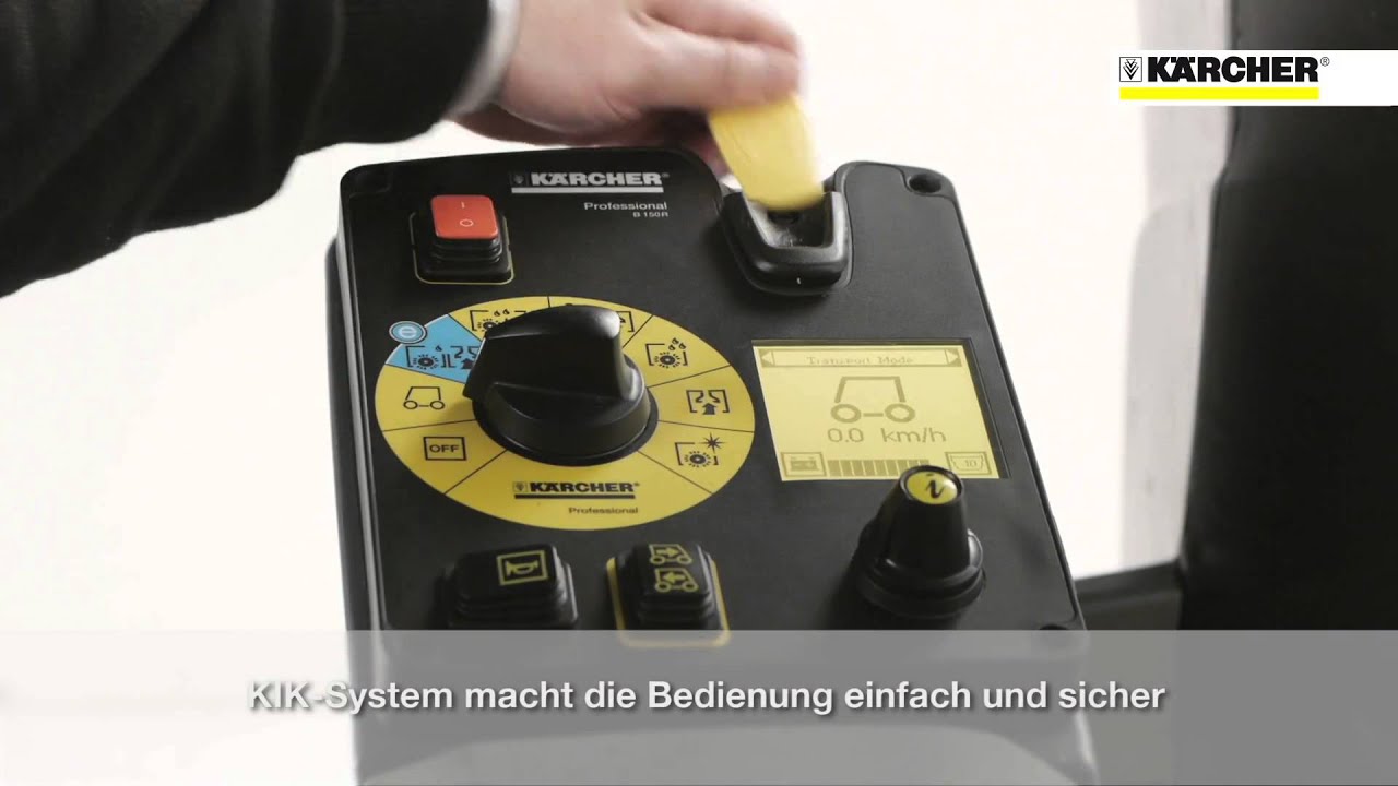 Kärcher B 150 R - YouTube