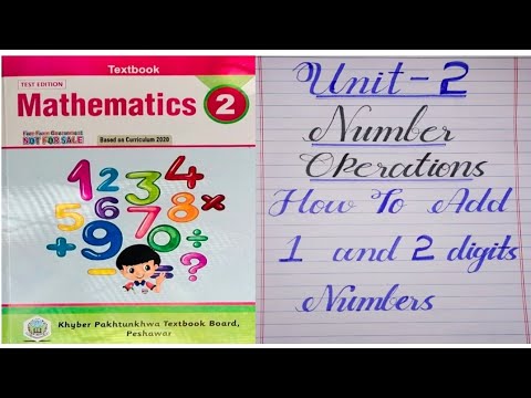 Class 2 Unit 2 Number Operations Addition of 1 digit and 2 digit ...