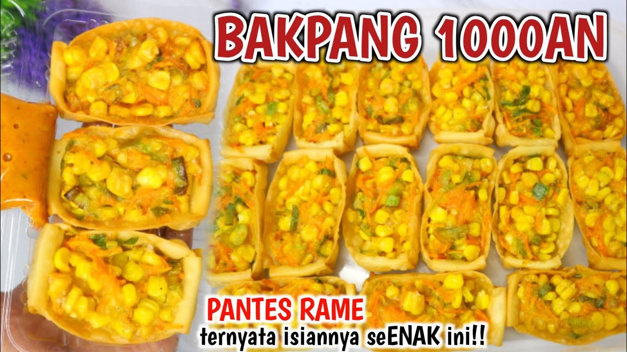 NYESEL BARU TAU TERNYATA LARIS MANIS!! BAKPANG "BAKWAN PANGSIT" SUPER ...