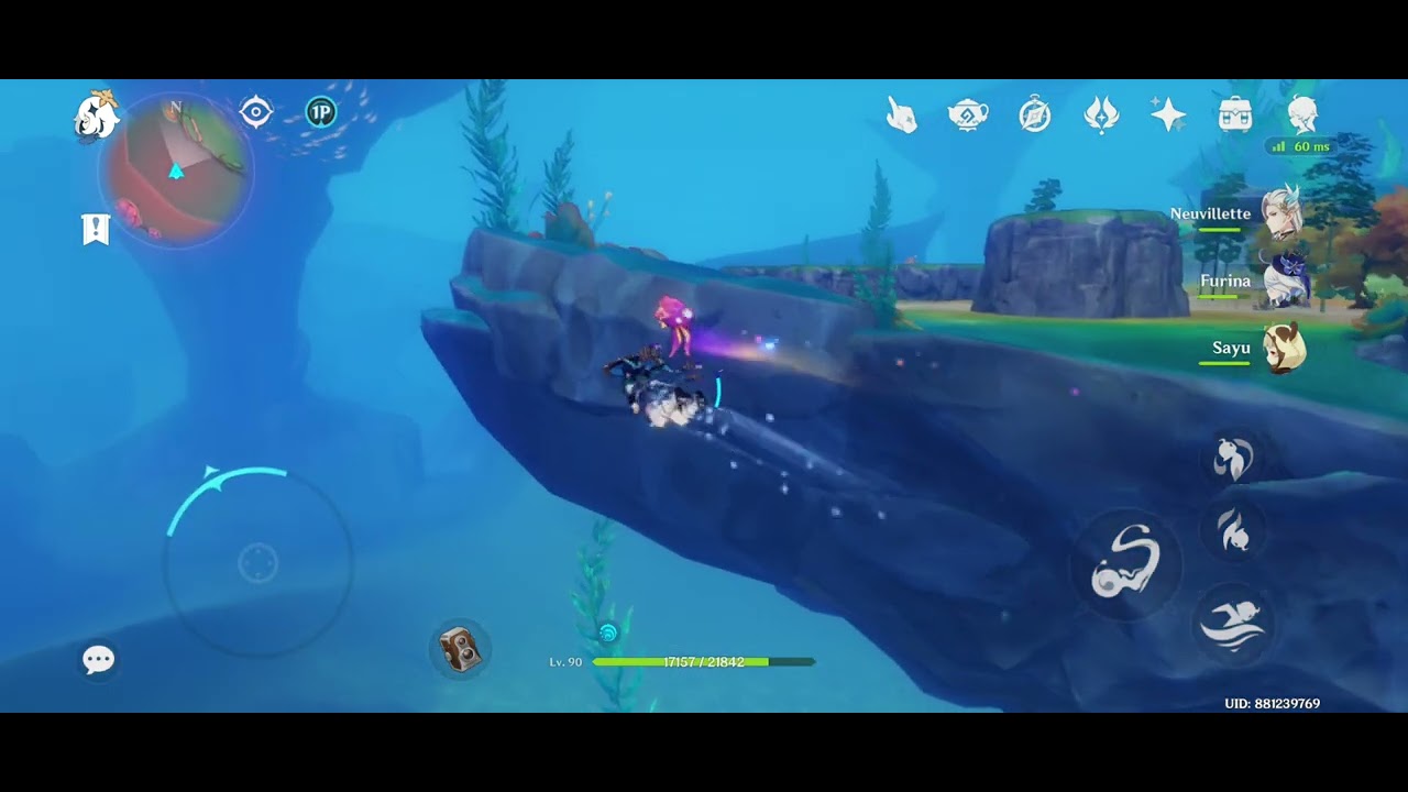 How to swim beyond paimon in teapot (genshin impact) - YouTube