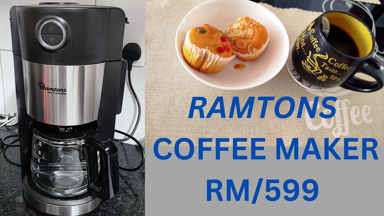 Make coffee with me using Ramtons Coffee maker RM/599 - YouTube