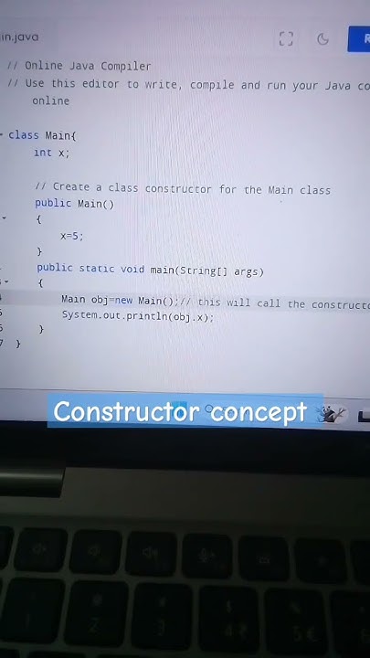 Constructor In Java Programming Java Javaprogramming Coding Python Youtube
