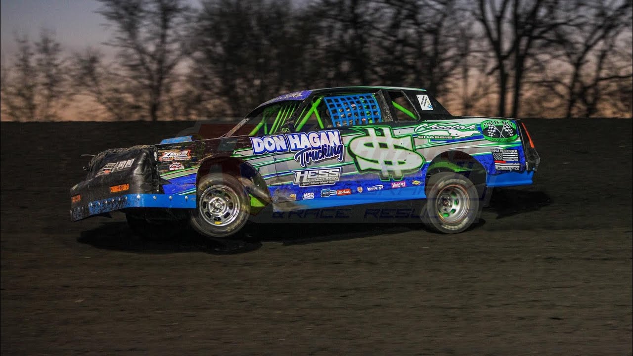 Iowa debut! 4/10/21 IMCA Stock Car Boone Speedway - YouTube