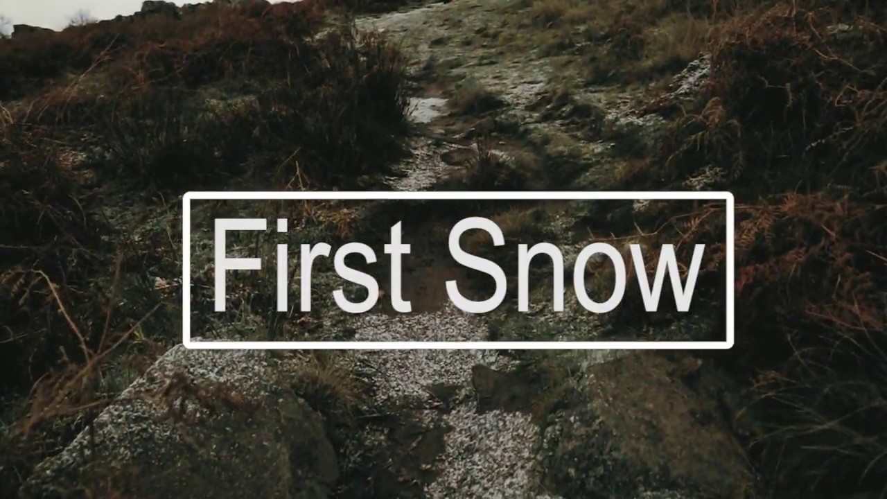 First Snow 2017 Winter (England) - YouTube