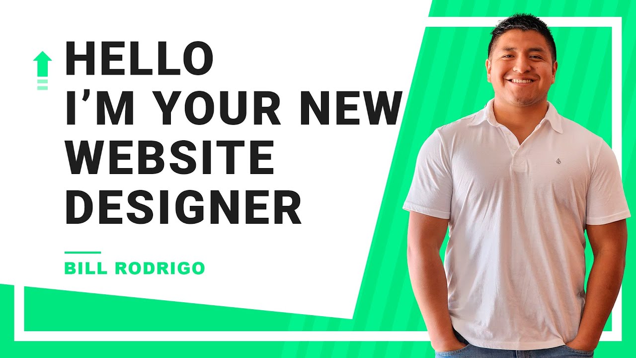 My Web Design Freelance Intro - Bill Rodrigo - YouTube
