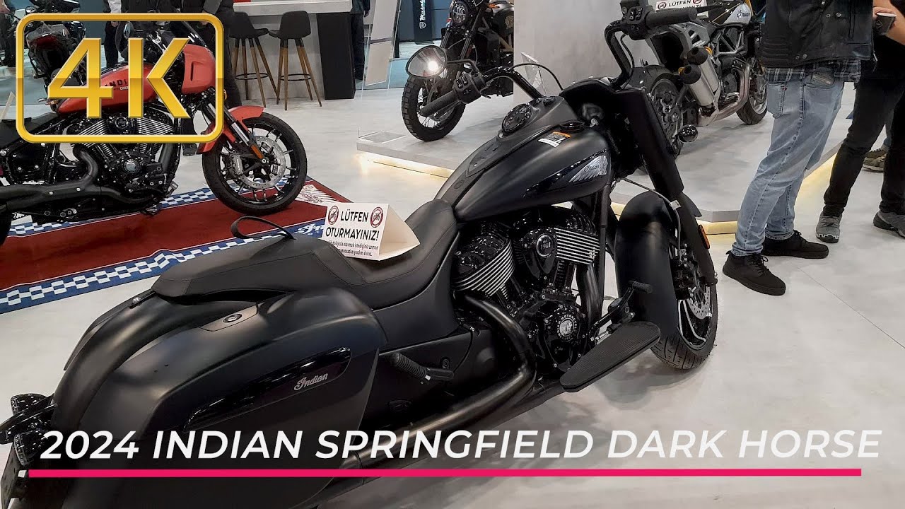 2024 Indian Springfield Dark Horse | Detailed | Walkaround | 4K - YouTube