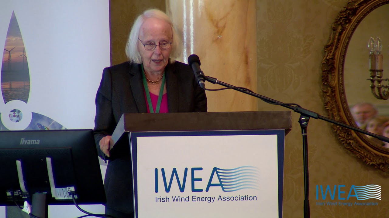 The Honourable Mary Laffoy speaking at the IWEA Autumn Conference 2018 ...
