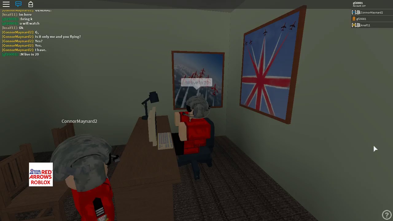 Roblox Red Arrows Live training with Red 5 - YouTube