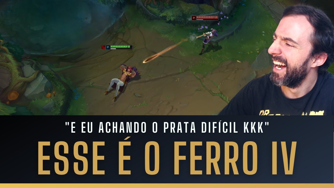 LOL NO FERRO 4! ISSO SIM QUE É LEAGUE OF LEGENDS KKK - YouTube