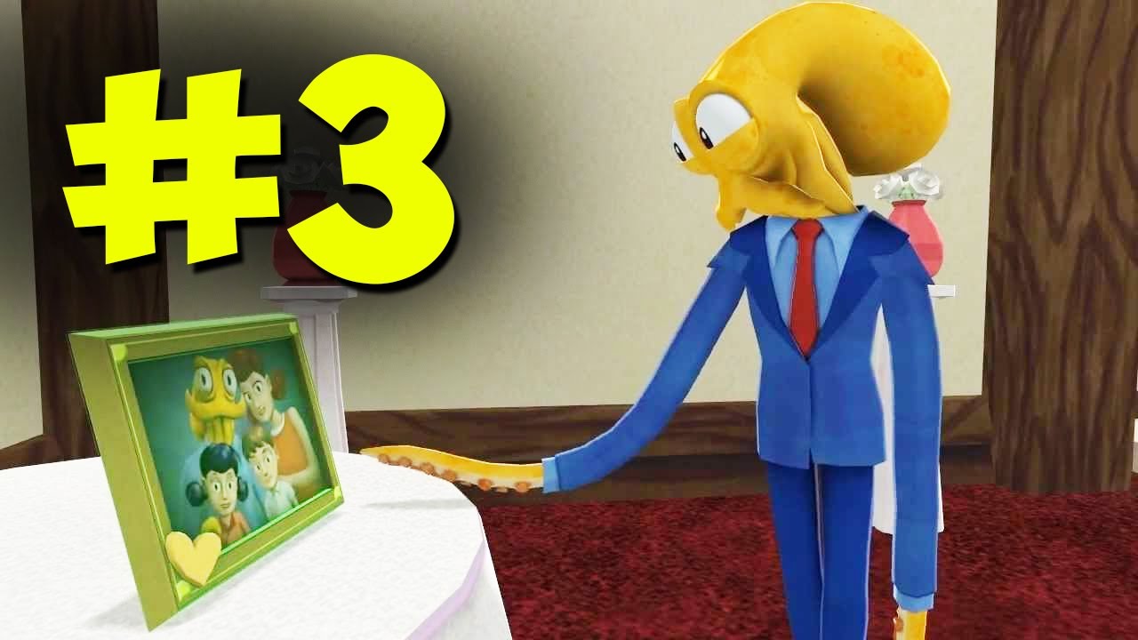Octodad Dadliest Catch Walkthrough Part 3 - Aquatic Fun Center (Let's ...