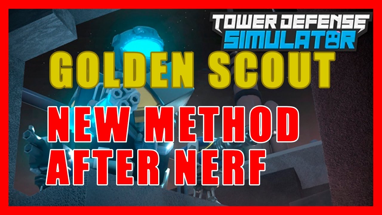 Roblox Tower Defense Simulator | GOLDEN SCOUT Nueva Estrategia | WIN ...