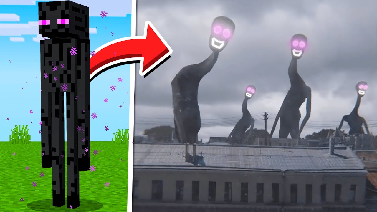 Mobs do Minecraft CAPTURADOS NA VIDA REAL o FILME - YouTube