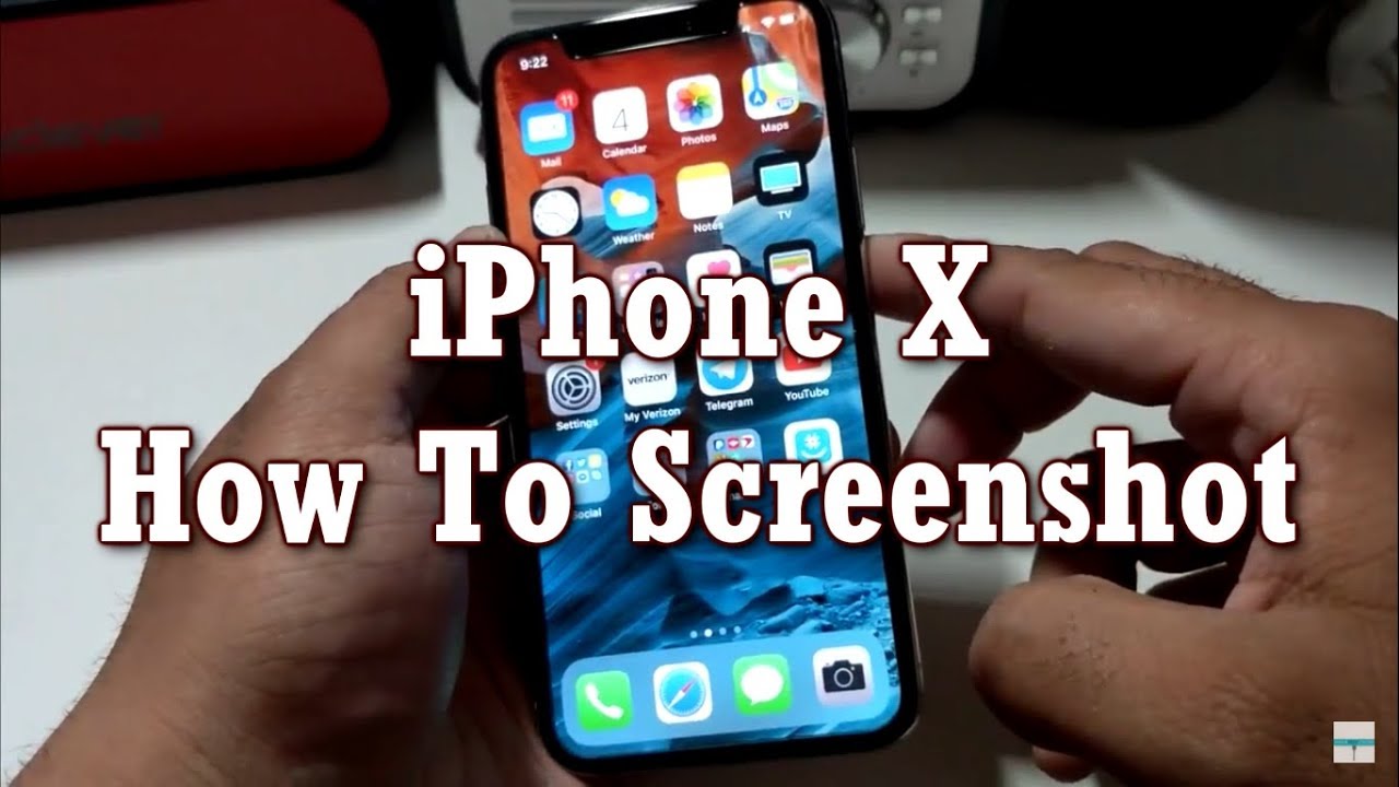 iPhone X Tip: Screenshot! - YouTube