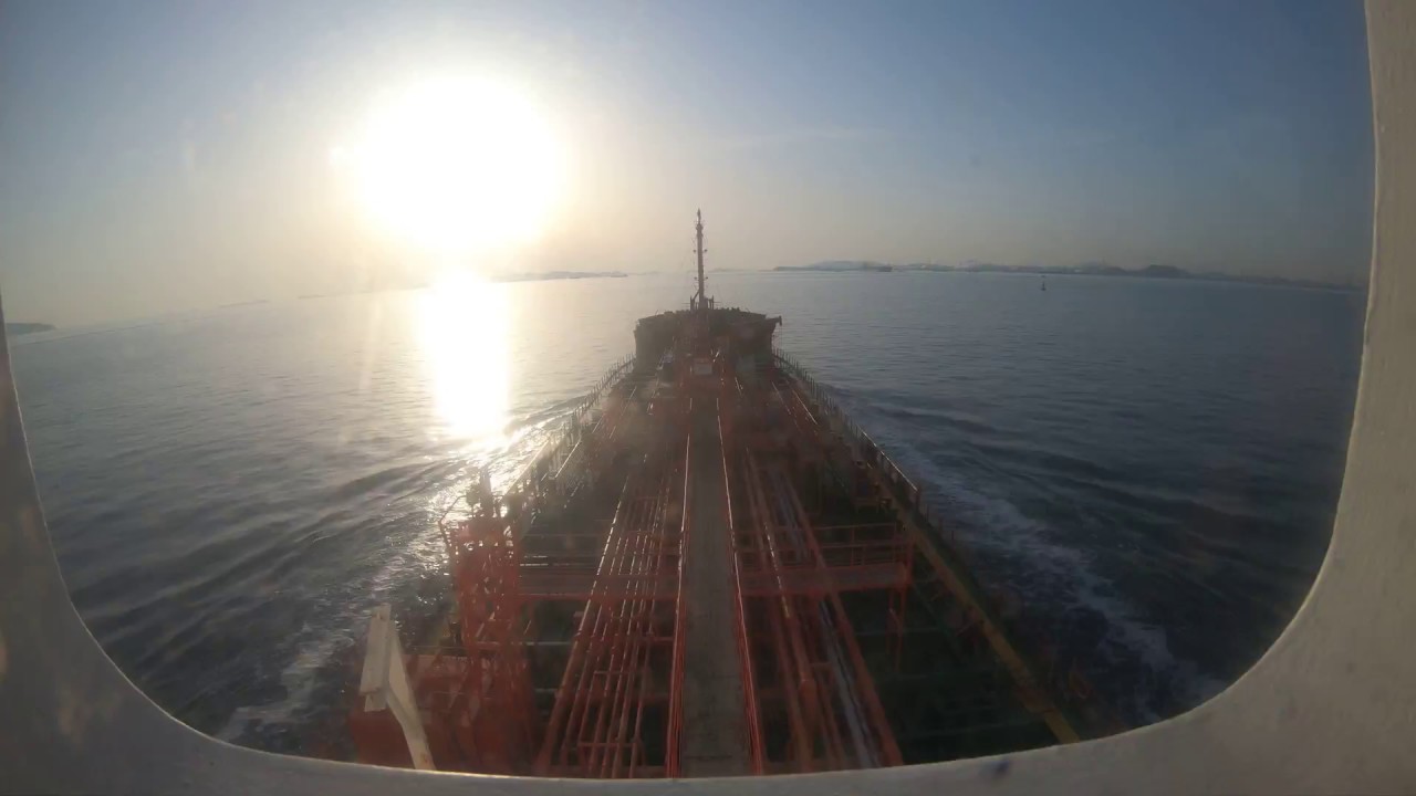 ARRIVAL AT YEOSU 'W' ANCHORAGE - YouTube