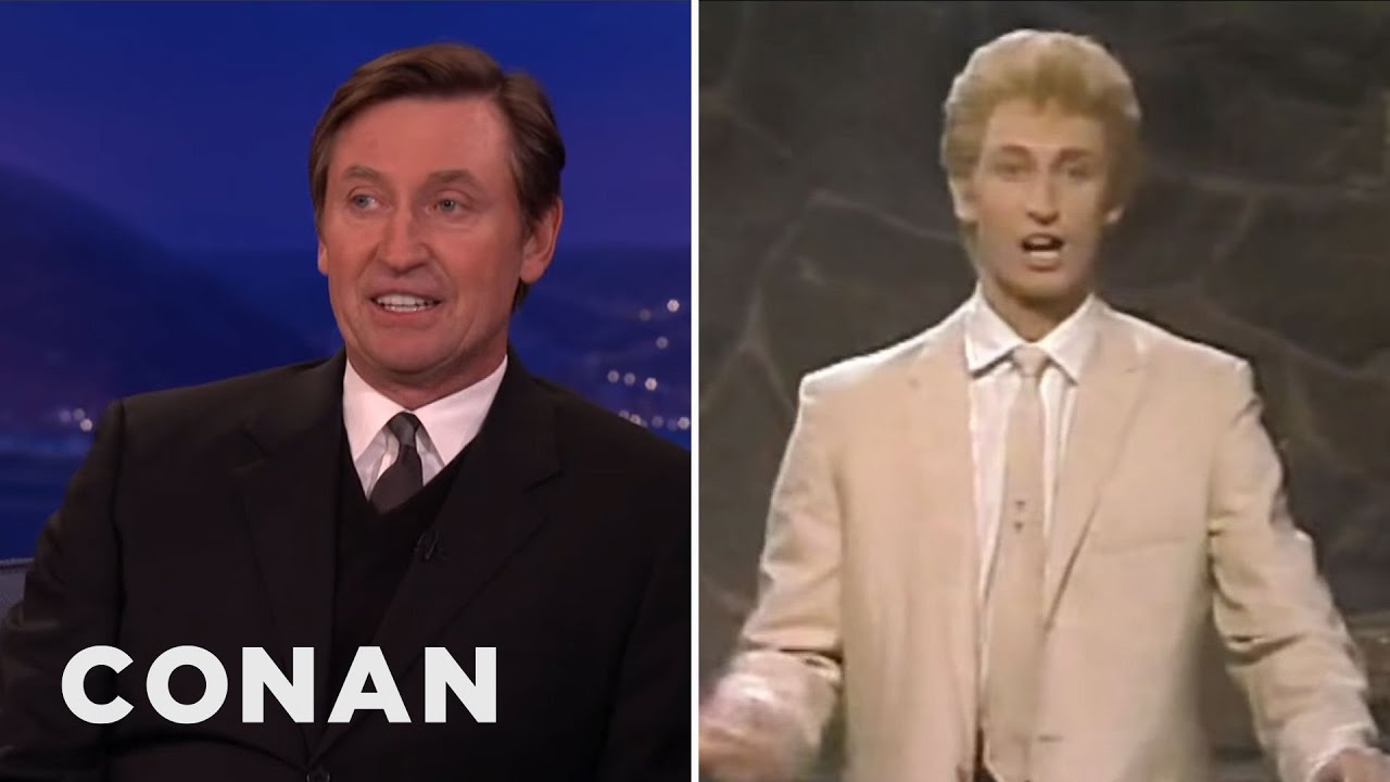 Wayne Gretzky & Conan's Awesome 80s SNL Appearance | CONAN on TBS - YouTube
