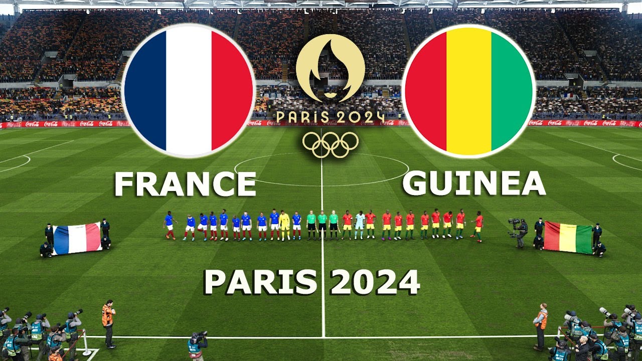 FRANCE vs GUINEA - Olymmpic Games Paris 2024| Full Match All Goals ...
