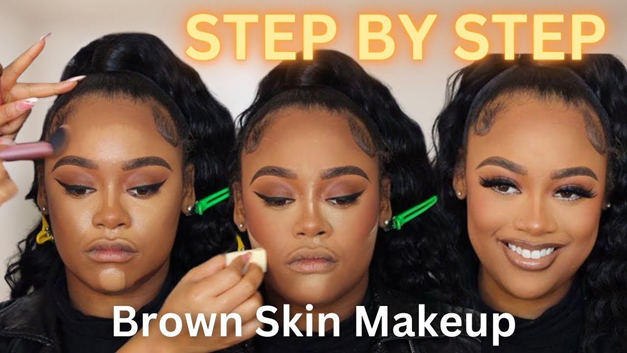Soft glam client makeup tutorial step by step - YouTube