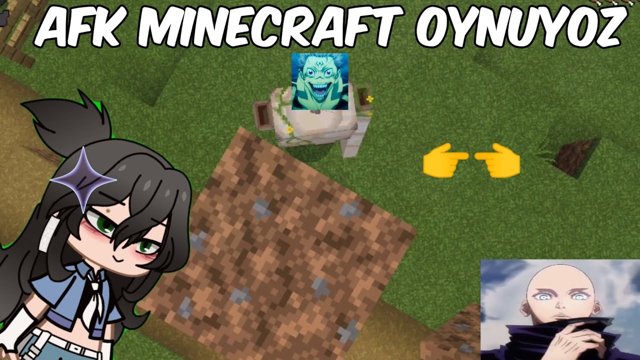 AFK Minecraft oynuyoz (oynayamıyoz) #pt1 - YouTube