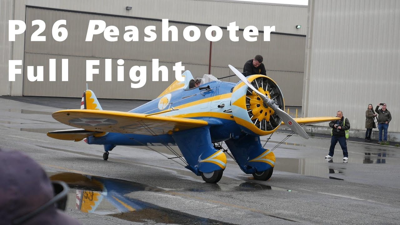 P26 Peashooter Full Flight (2024) - YouTube