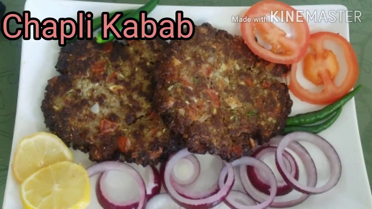 Chapli Kabab|easy chapli Kabab recepi - YouTube