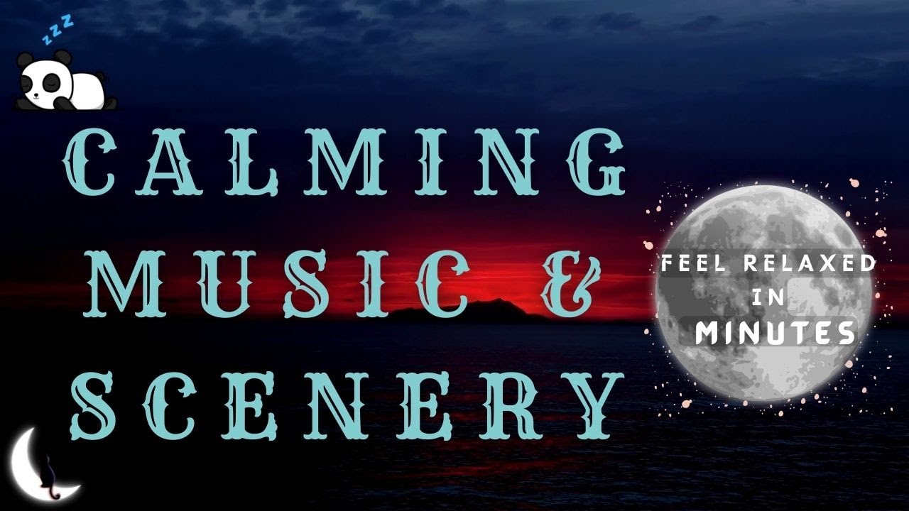 Calm music & scenery for relaxing, studying, or mitigating stress. Stay ...