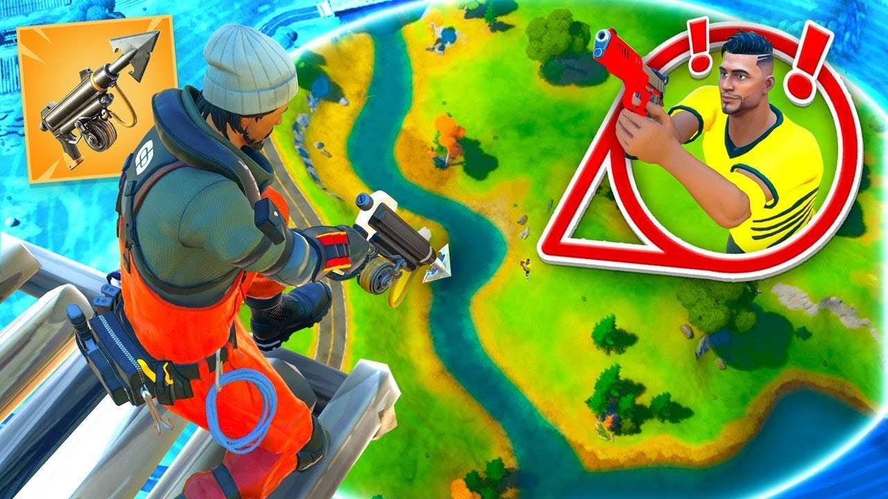 HARPOON GUN MEMES in Fortnite - YouTube