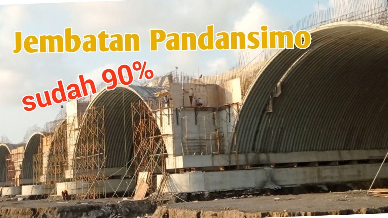 Proyek Jembatan Pandan simo Bantul yogyakarta terus di kebut - YouTube