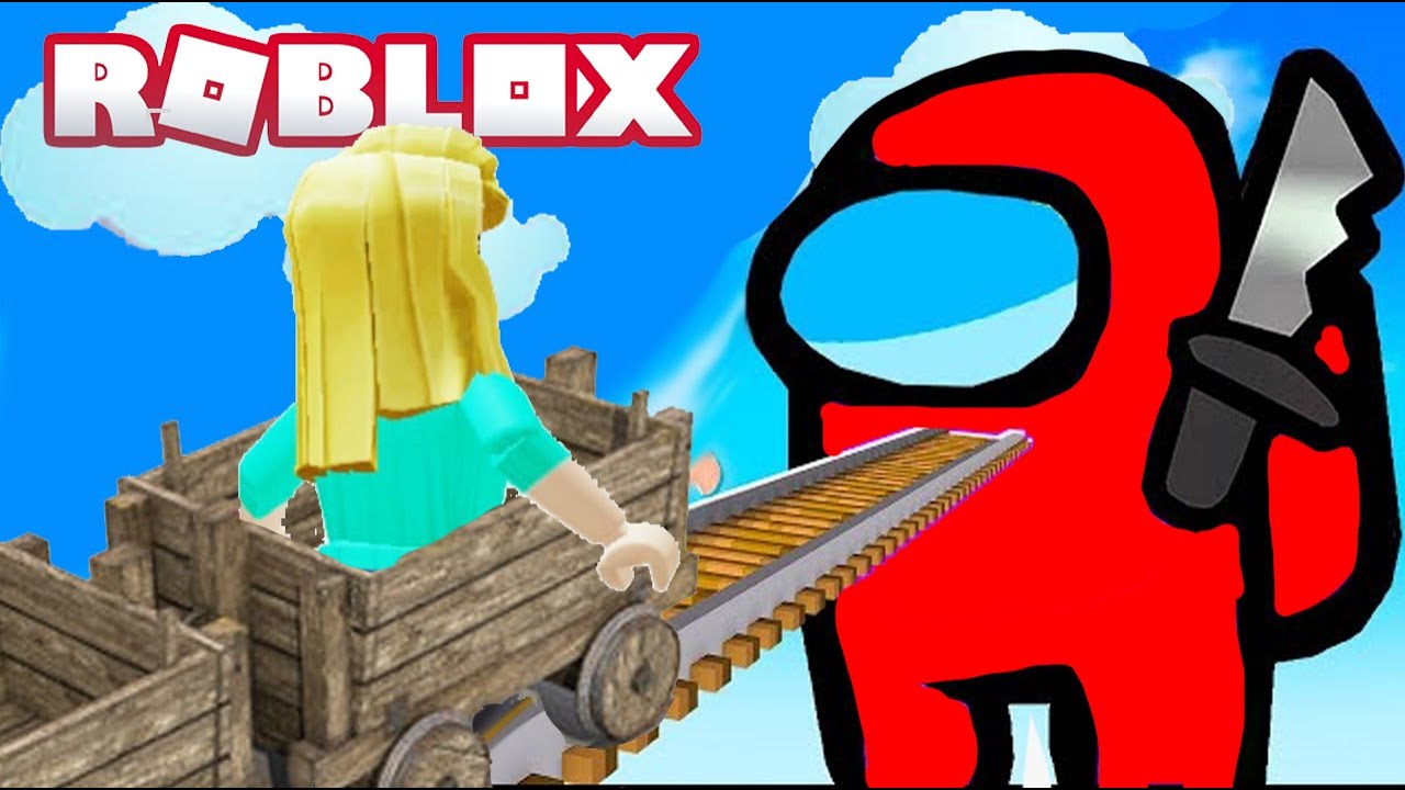 TRENZINHO DO AMONG US NO ROBLOX! Cart Ride into Among Us - YouTube