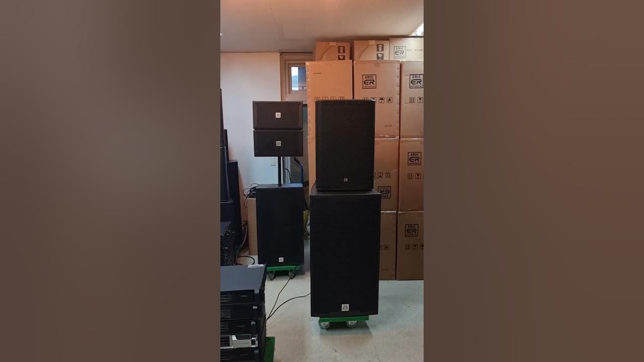 에릭스피커 ER-15AW 15인치2웨이 액티브스피커 - YouTube