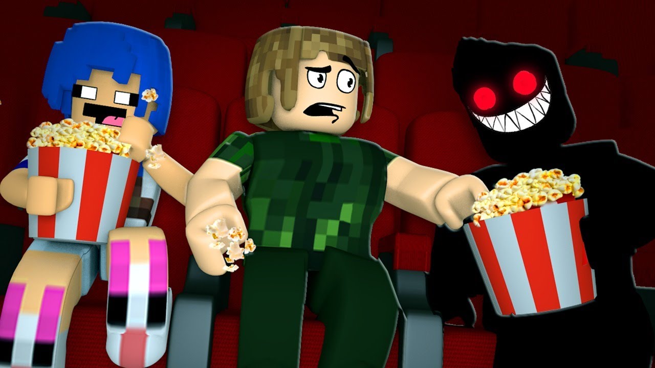 VI FILME NO CINEMA COM UM MONSTRO l ROBLOX - YouTube